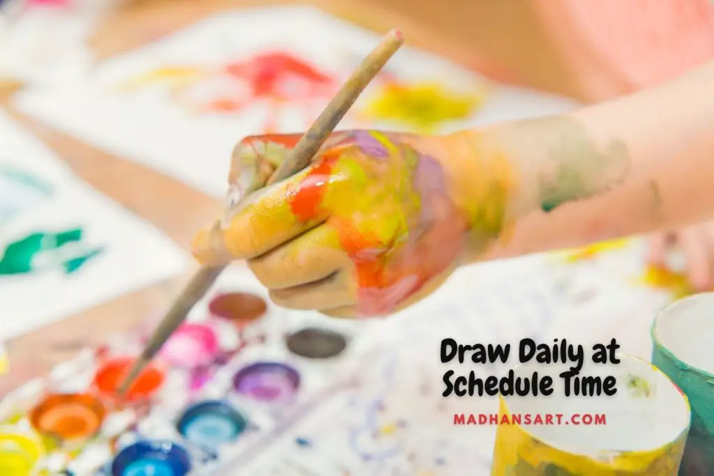 How do I Sketch Daily to Create a Routine?